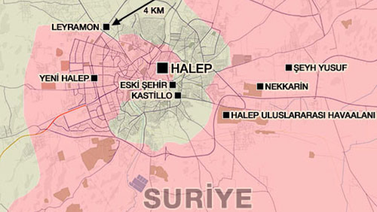 Halep haritası son durum geriye bu kadar yer kaldı! - Internet Haber